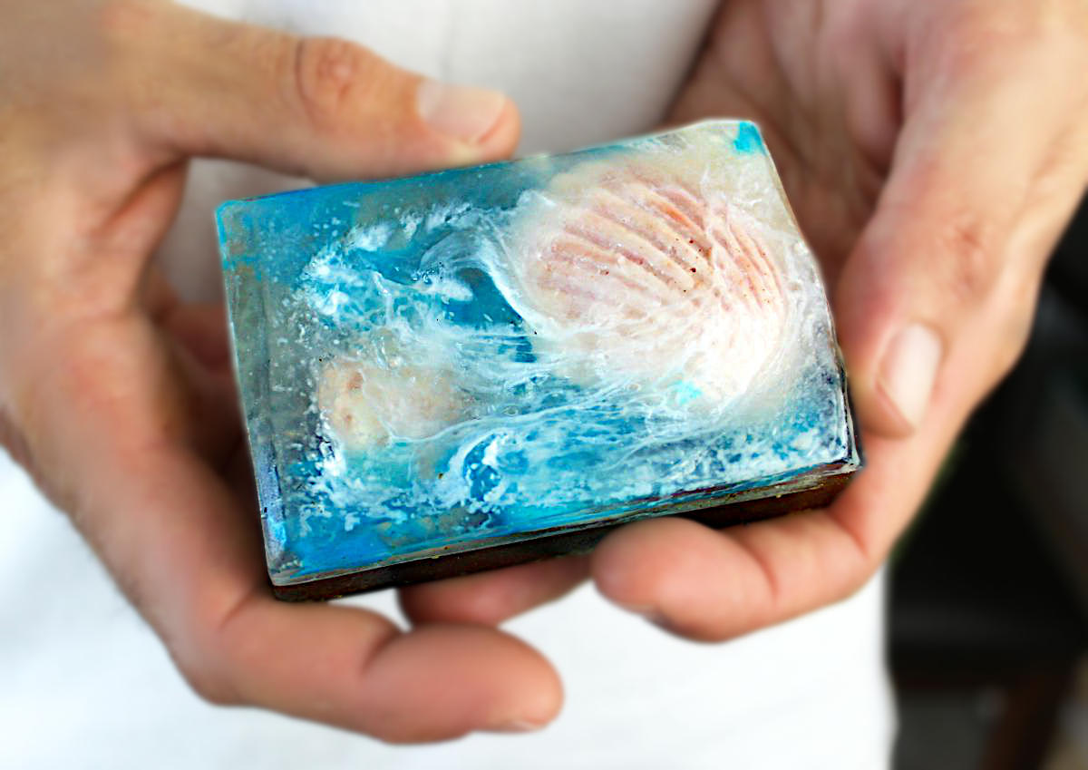 Seashell Soap DIY: A Fun Summer Melt and Pour Soap Recipe - Becca Ink