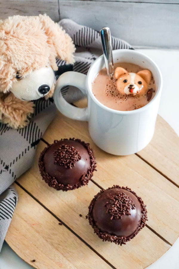 How to Make Hot Chocolate Bombs with Corgi Marshmallows for Gifts