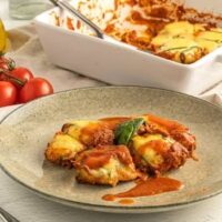 Zucchini Ravioli Recipe with Spinach Ricotta Filling: Low Carb Dinner Idea